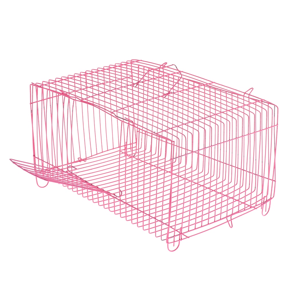 Portable Transport Pet Cage Folding Crate for Hams... – Grandado