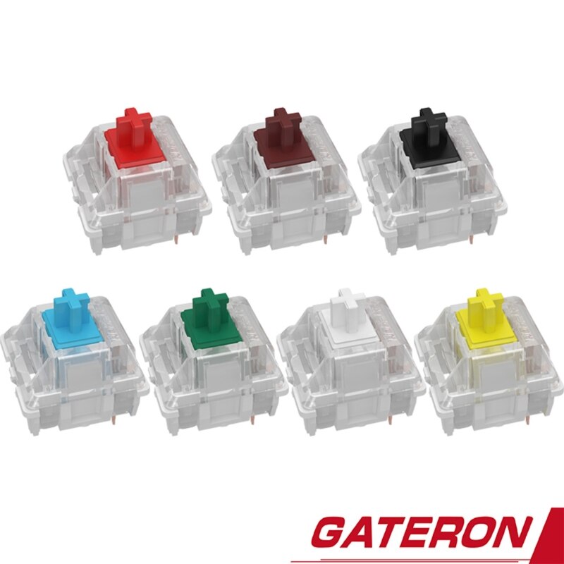 Gateron 3Pin Switches black red brown blue clear g... – Vicedeal