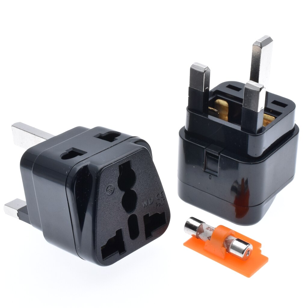 UK Plug Adapter, Mini Travel Plug Adapter with Fus... – Grandado