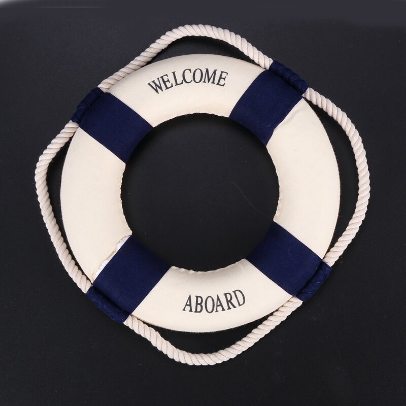 2X Decorative Welcome Aboard Nautical Lifebuoy Rin... – Grandado