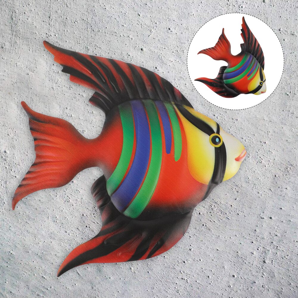 Metal Fish Wall Decor Outdoor Indoor Art Sculpture... – Vicedeal