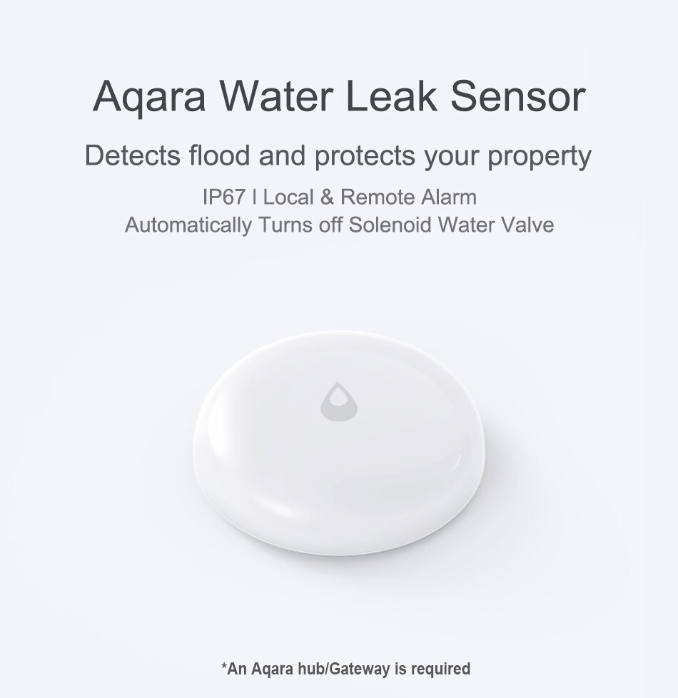 Aqara Smart Home Wasser Sensor IP67 Wasserdichte I... – Vicedeal
