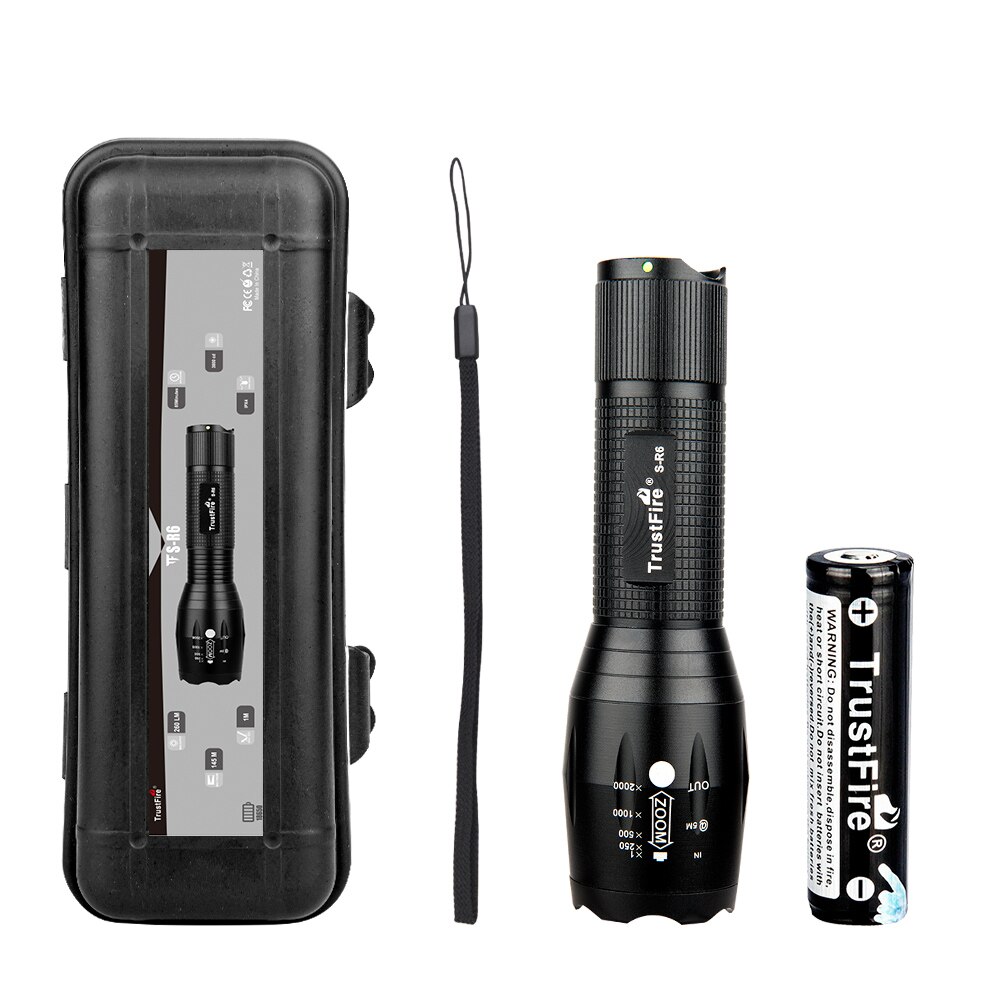 Trustfire S-R6 Goedkoopste Led Zoomable Draagbare ... – Vicedeal