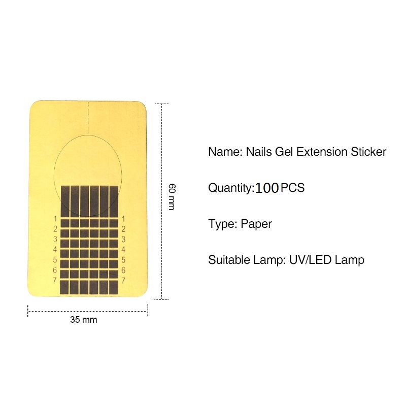 Saviland 100Pcs Goldene Hufeisen Form Nagel Formen... – Vicedeal