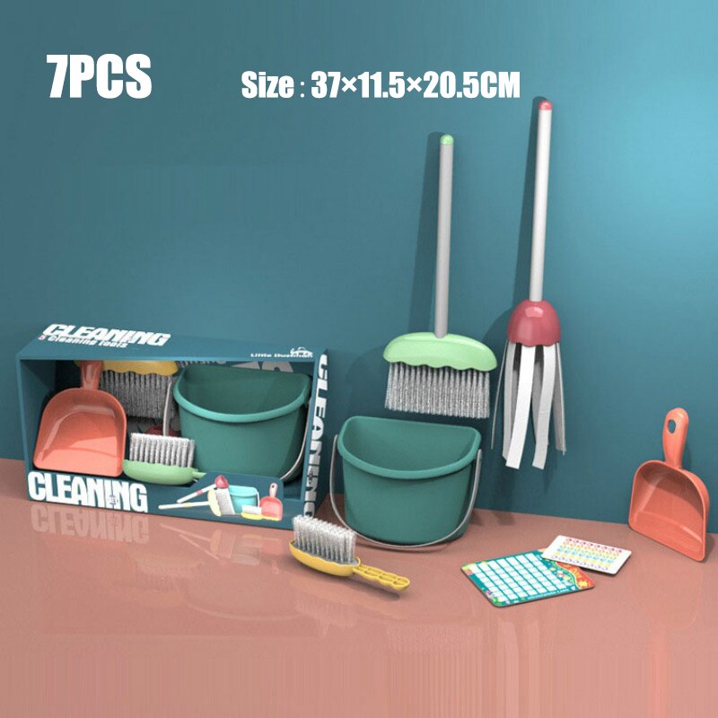 BEKOBABY Mini Cleaning Toy Set Kids Educational Si... – Grandado
