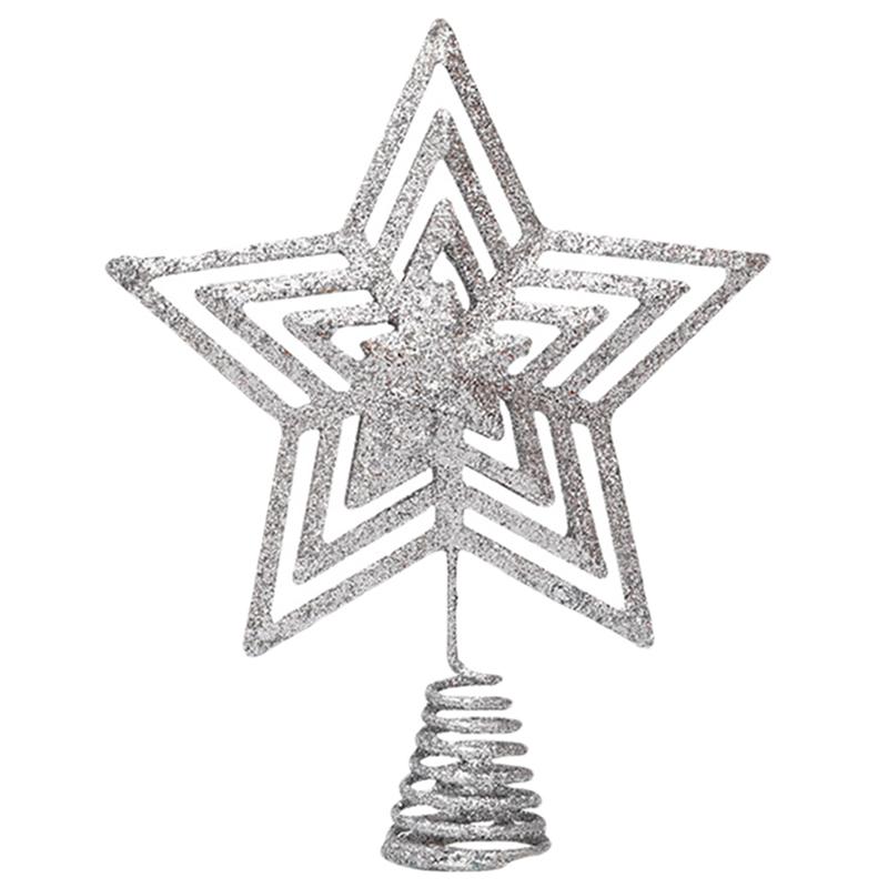 1pc Kerstboom Ster Topper Kerstboom Ornament Decor Grandado