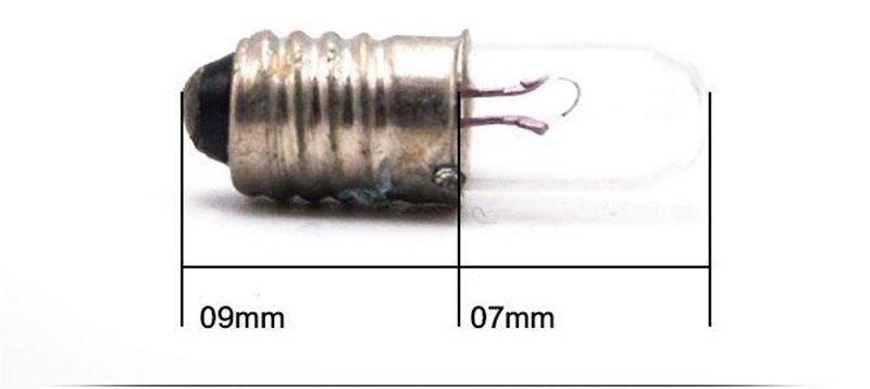 20pcs/lot Mini indicator light bulb E5 6.3V 12V 24... – Grandado