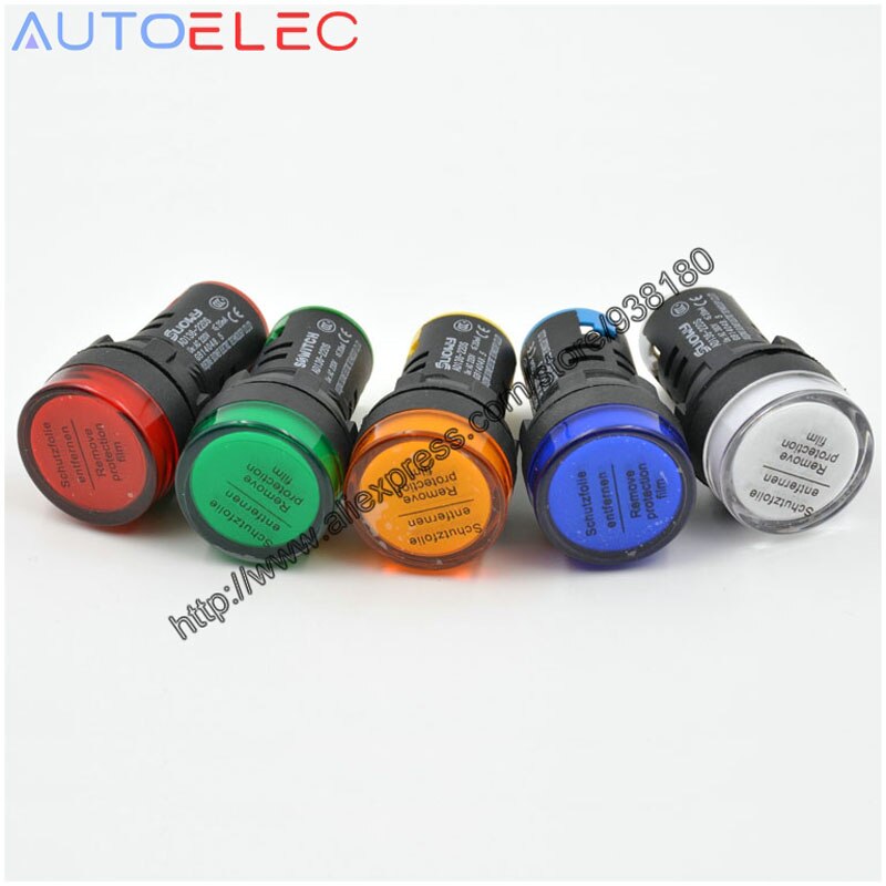 50Pcs AD136-22DS/AD22-22DS 22mm LED Indicator ligh... – Vicedeal