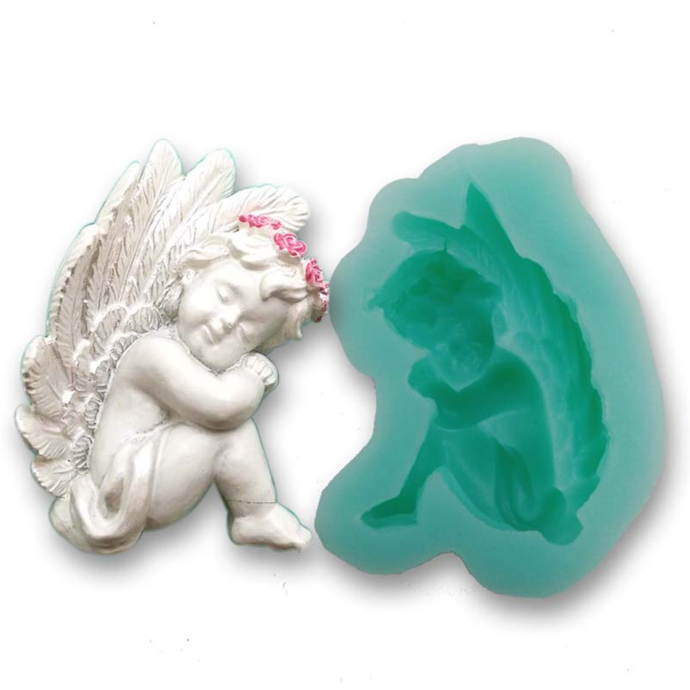 3 Style DIY Silicone Fondant Cake Cupid Little Ang... – Grandado