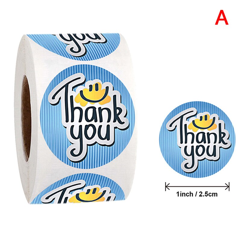 500 Stuks Dank U Stickers Smaak Business Bestellen... – Grandado