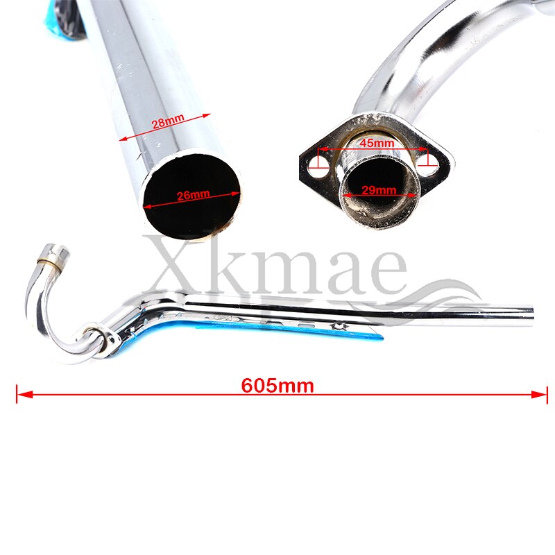 Honda XR50 CRF50 motorcycle CNC exhaust pipe syste... – Vicedeal