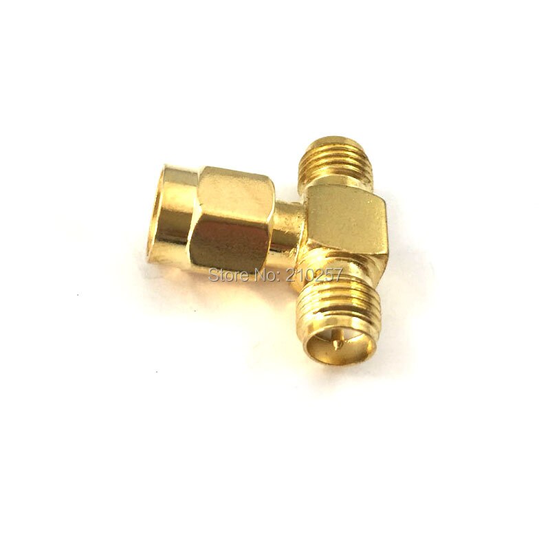 1pcs RF Coaxial Coax Adapter SMA to SMA 3 Way Trip... – Grandado
