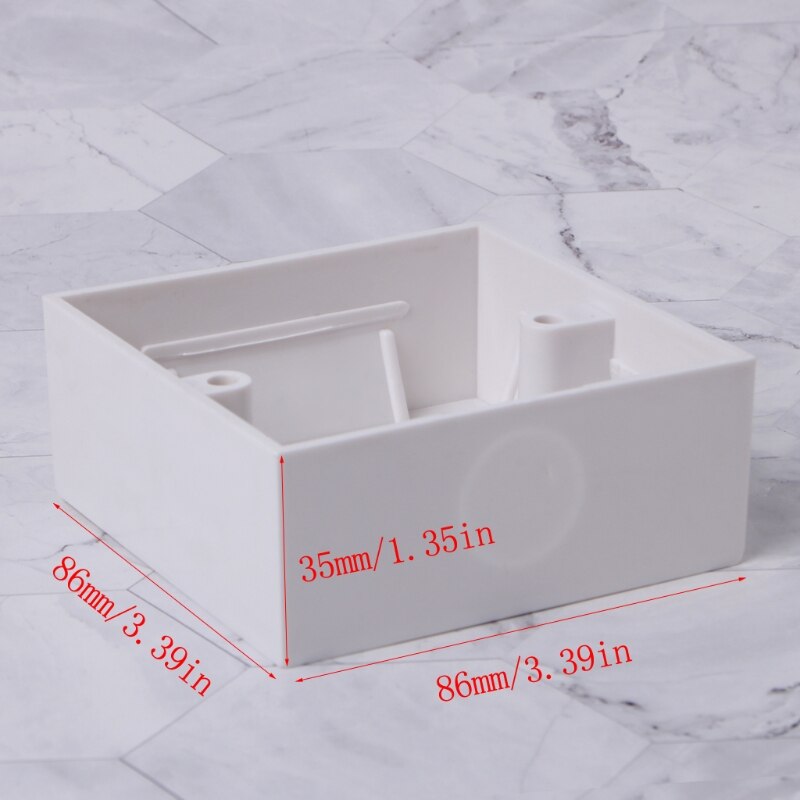 86 X 86mm Waterproof Wall Plate Junction Box Back ... – Vicedeal