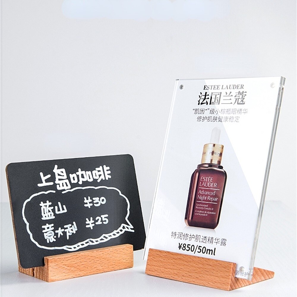 Houten Schoolbord Winkel Handgeschreven Prijs Disp... – Vicedeal