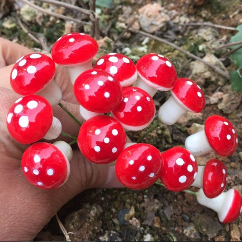 Planta de simulación Artificial de Mini hongo, Mic... – Grandado