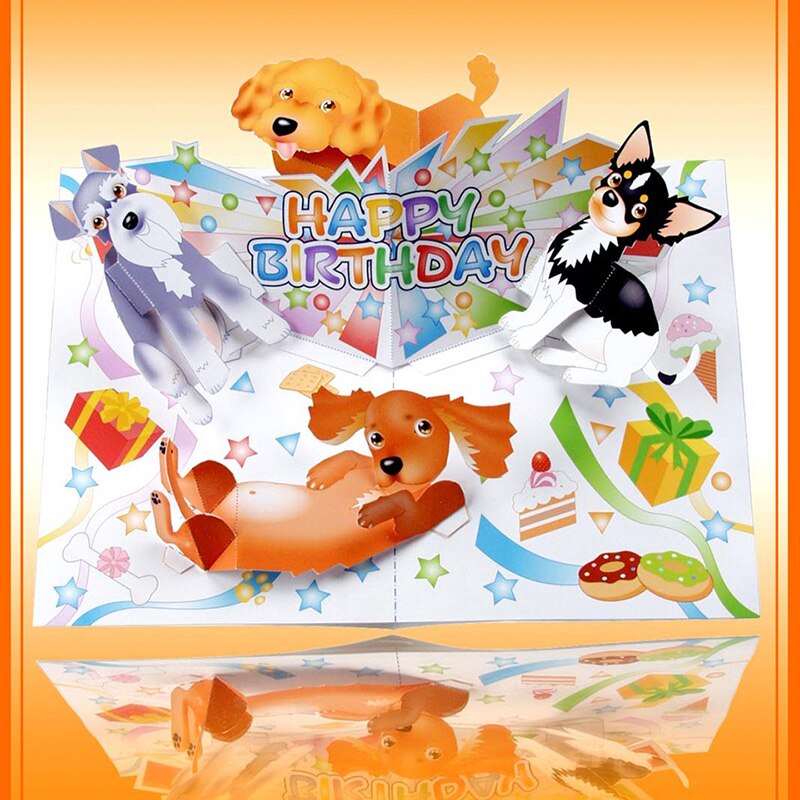 DIY Pop-up Card Happy Birthday,Handmade 3D Anniver... – Vicedeal