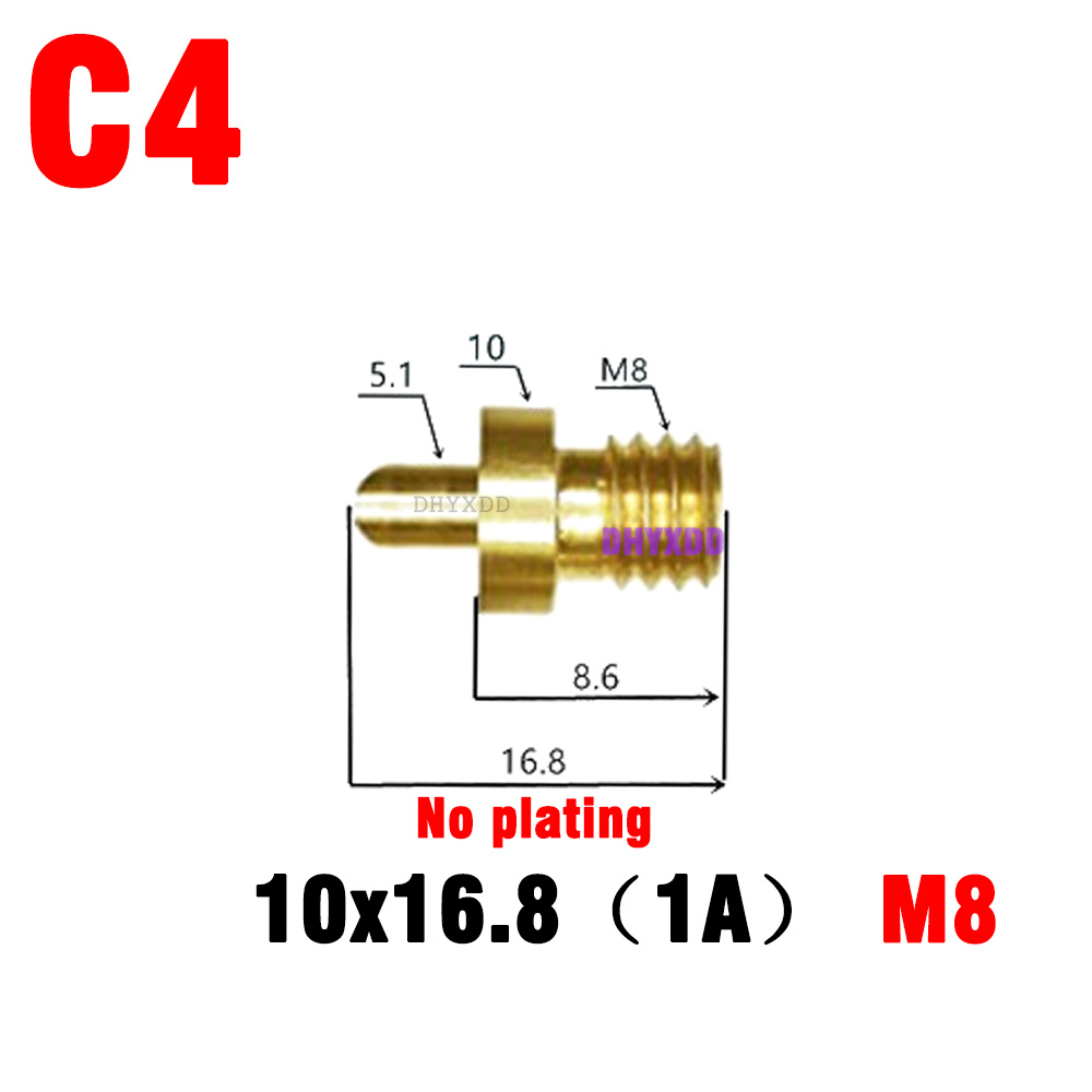 2PCS Pogo Pin Connector mm Spring 1A 3A 10A No Pla... – Vicedeal