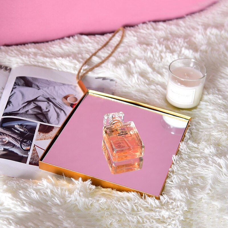 Metal Decorative Mirrors Wall Mount Makeup Mirror ... – Grandado