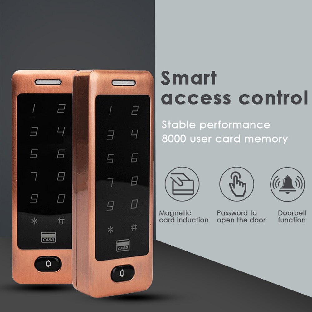 Backlight Touch Metal 125khz RFID Access Control E... – Grandado
