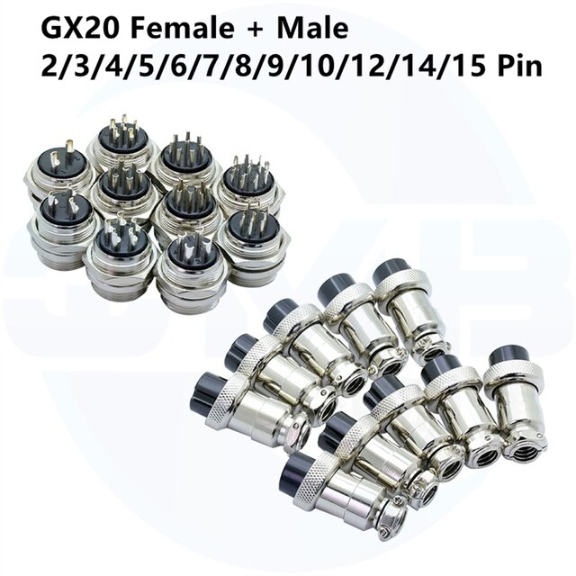 1Set GX20 2,3,4,5,6,7,8,9,10 Pin Luchtvaart Multi-... – Vicedeal