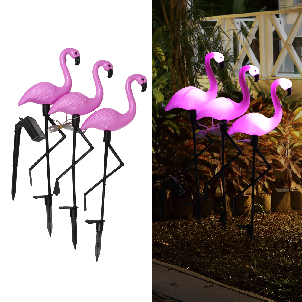 Solar Flamingo Garden Decor Outdoor Waterdichte La... – Vicedeal