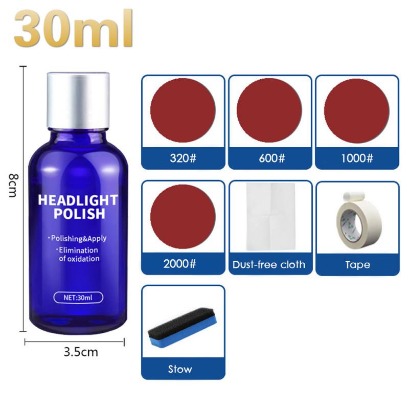 Car Goods Hardness Headlight Lens Restoration Kit ... – Grandado