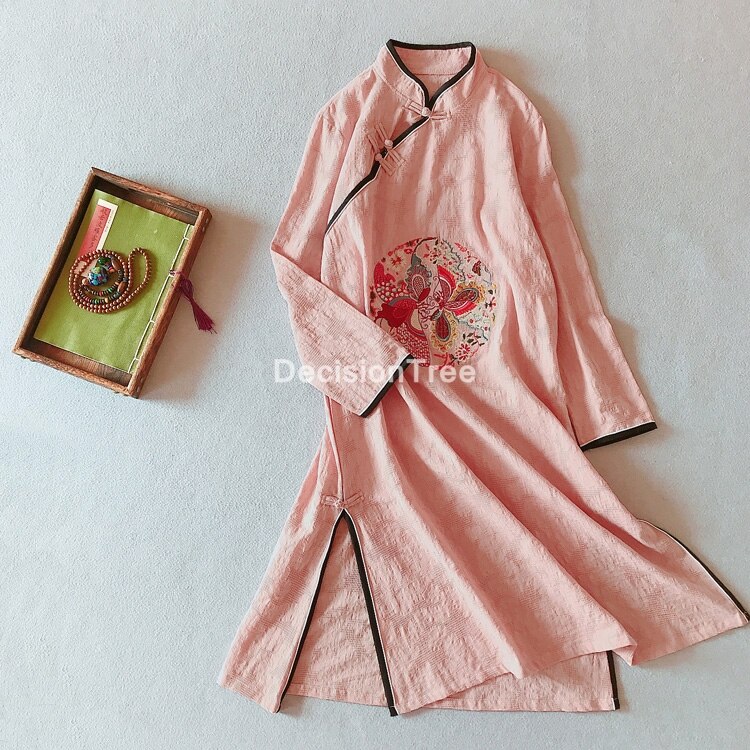 chinese dress cheongsam qipao floral print vintage... – Grandado