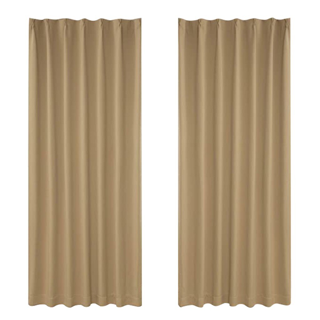 2Pcs 100X135Cm Kaki Slaapkamer Moderne Gordijn Sla... – Vicedeal