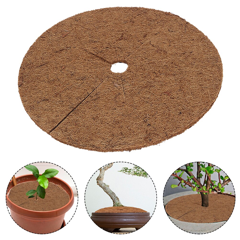 Coco Coir Flowerpot Mat Coco Fibers Mulch Ring Rou... – Grandado