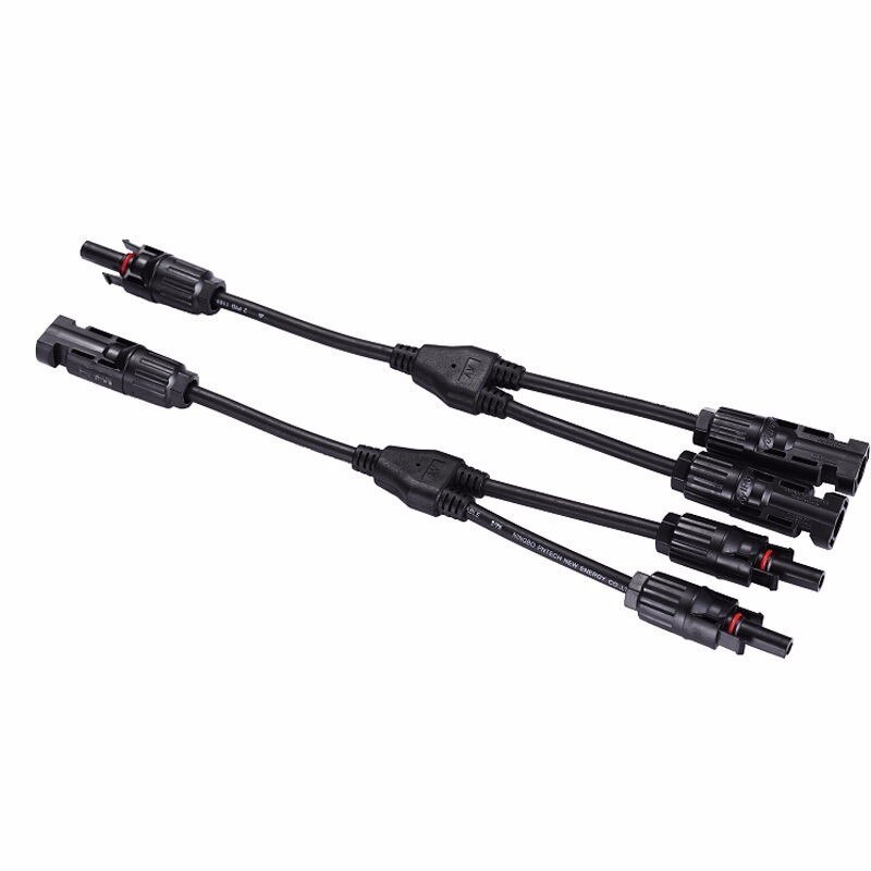 1 Pair 2Y Solar Panels Parallel Connection Connect... – Vicedeal