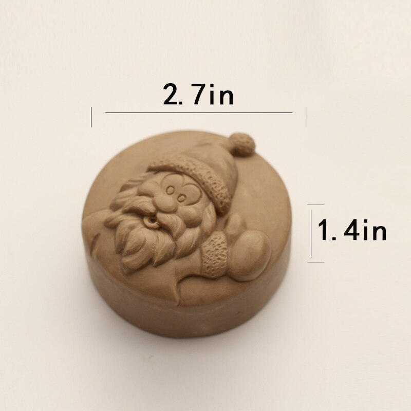 Sabão Silicone Molde de Santa Do Natal Forma Handm... – Grandado