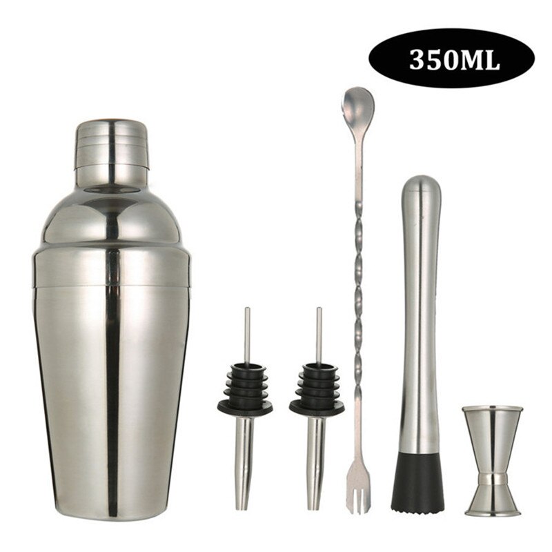 6 Pcs/set 350-750ml Stainless Steel Cocktail Shake... – Vicedeal