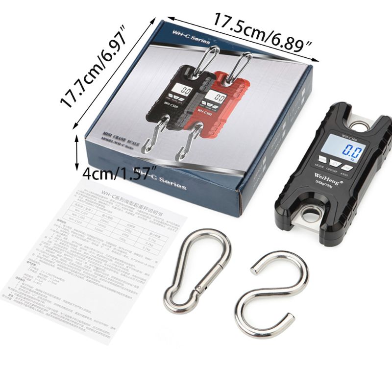 Mini Crane Scale Portable 500 kg / 1000 lb Heavy D... – Grandado