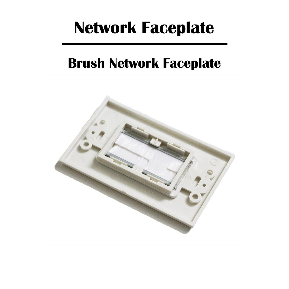 Brush Network Faceplate Networking 120 Type Ethern... – Grandado