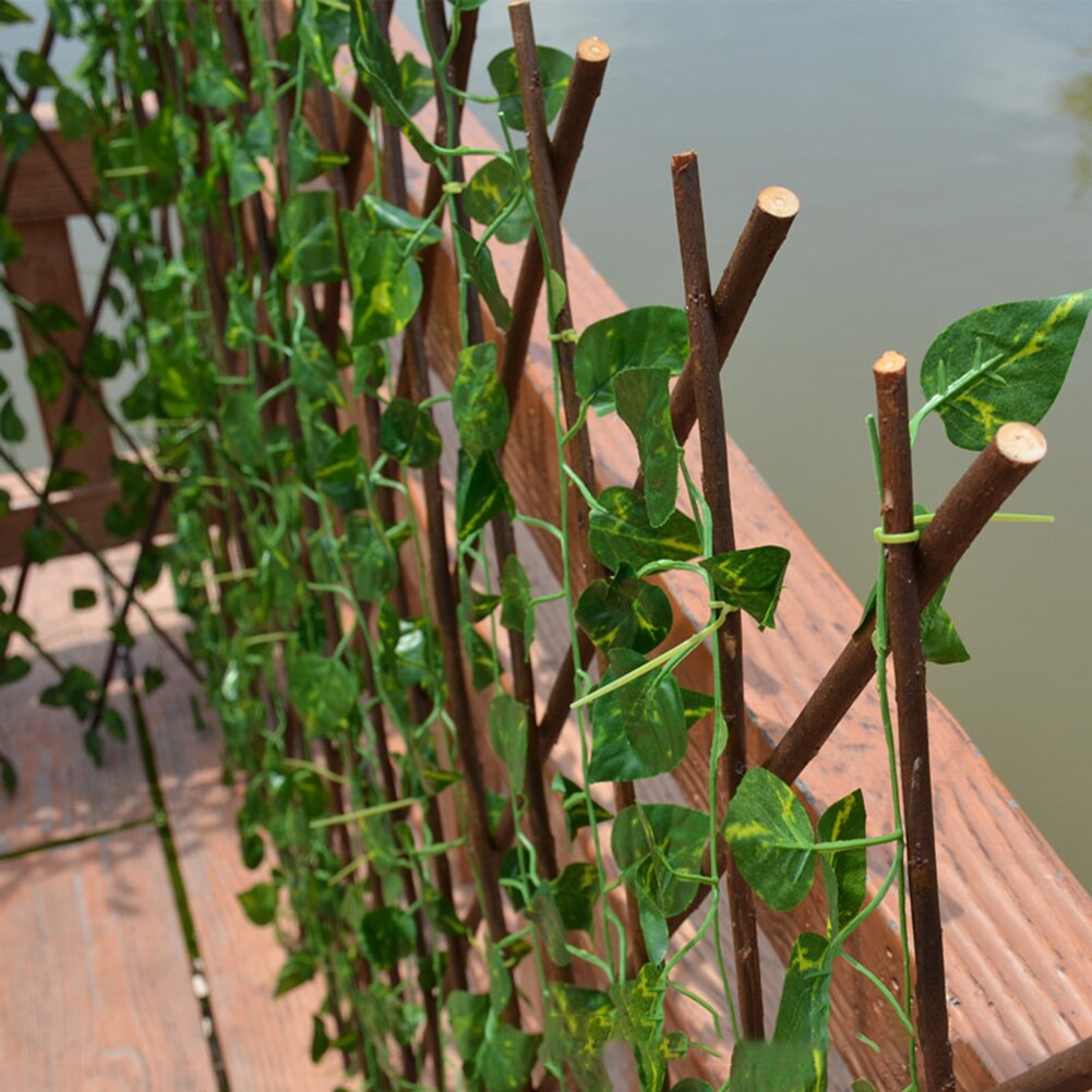 Hage gjerde dekorasjon privatliv tre med kunstig g... – Grandado