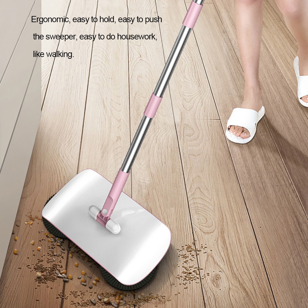 Stainless Steel Sweeping Machine Hand Push Broom D... – Grandado