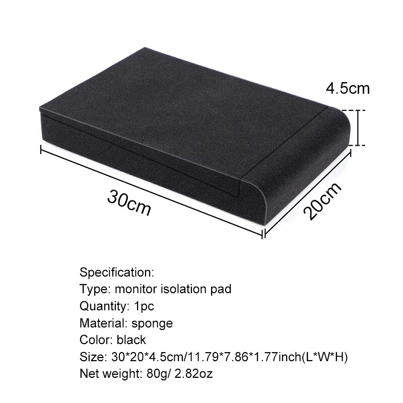 2Pcs Sponge Studio Monitor Isolation Pads High Den... – Vicedeal