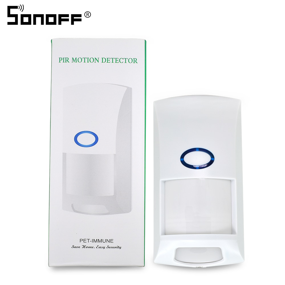 SONOFF-Sensor de alarma inalámbrico PIR2 PIR, Dete... – Grandado