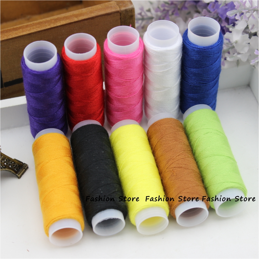 10 roll/lot, 160 yard/roll, Mixed Color Sewing Thr... – Grandado