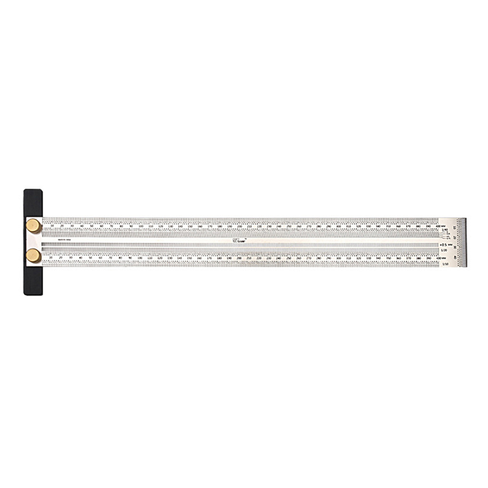 Kkmoon højpræcisions skala lineal t-type hul linea... – Grandado