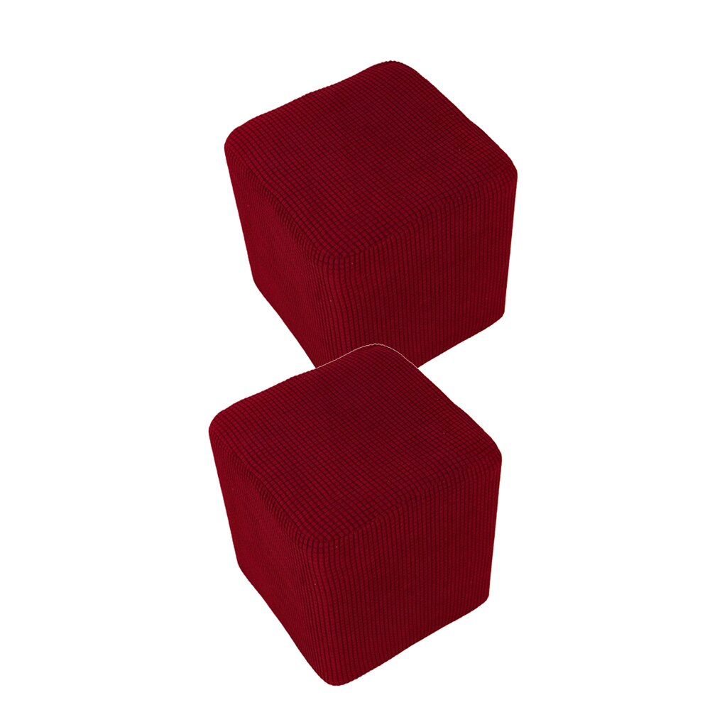 2Pcs Stretch Rectangle Footstool Footrest Cover Ot... – Grandado