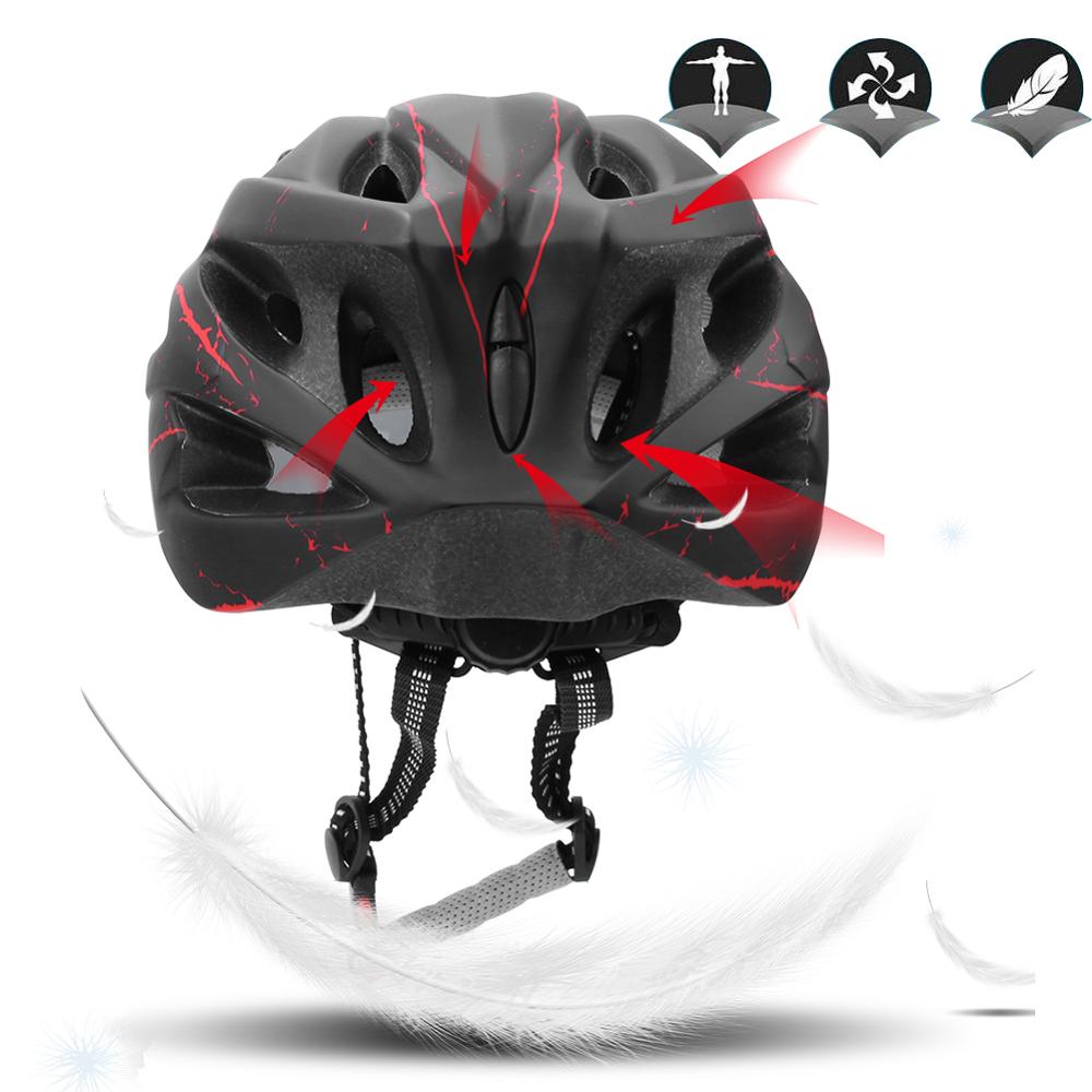 Unisex fiets fietshelm PVC + EPS veiligheid hoofd ... – Vicedeal