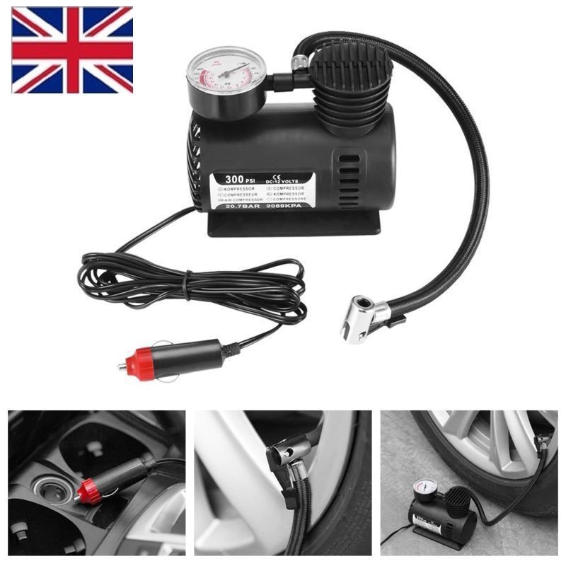 Portable Electric Inflator 12V 300 PSI Mini Electr... – Vicedeal