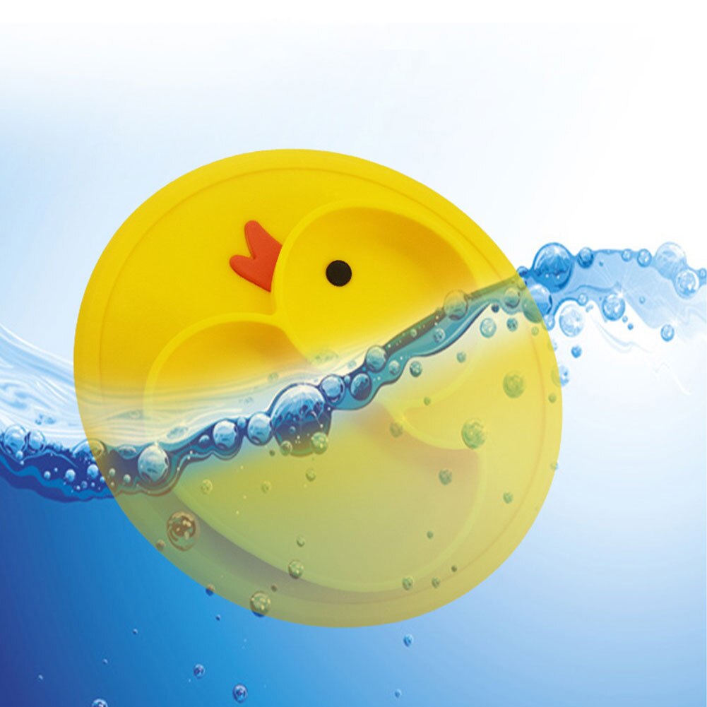 Microwave Safe Baby Duck Dish Feeding Bowl Silicon... – Grandado