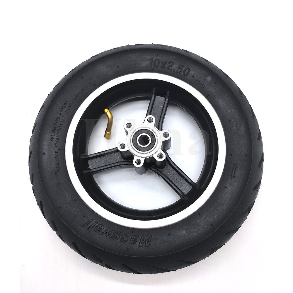 10 Inch Pneumatic Wheel 10x2.50 Tire with Disc Bra... – Vicedeal