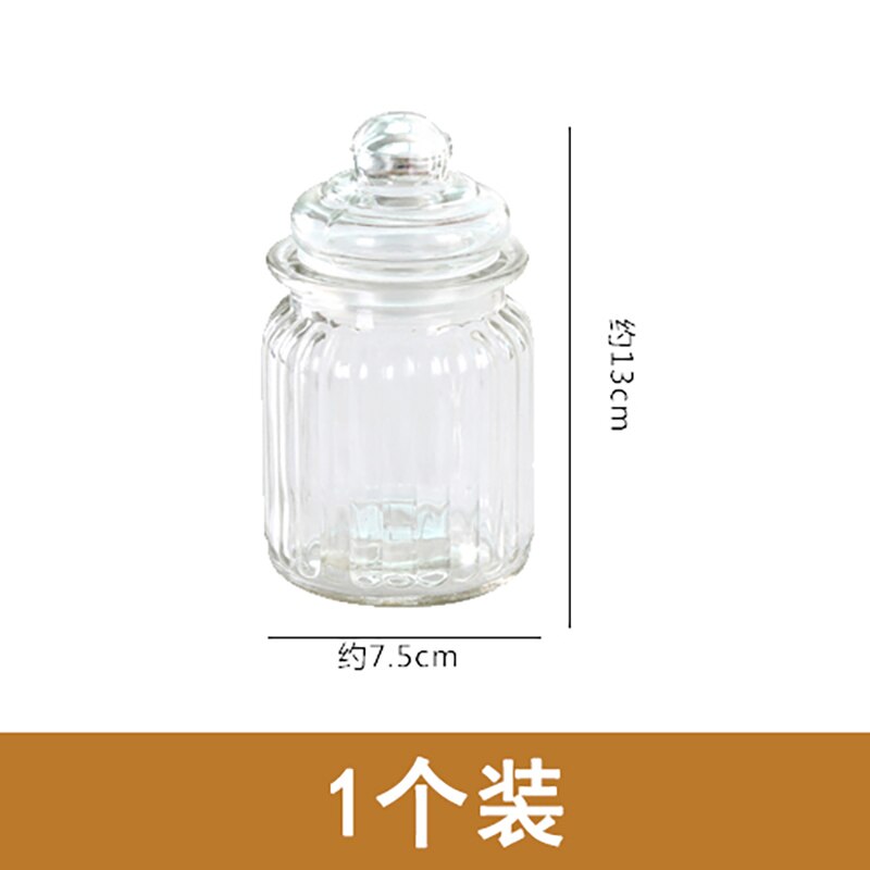 Fragrant Color Glass Tea Jar Sealed Jar Transparen... – Grandado