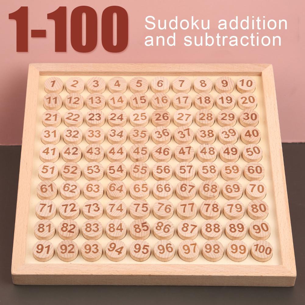 Kids 1-100 Addition Subtraction Arithmetic Board P... – Vicedeal