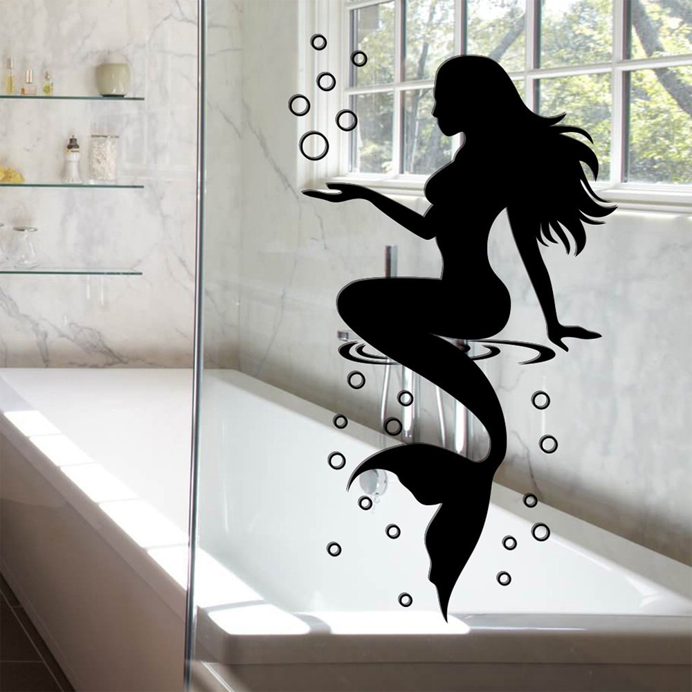 Mermaid Pvc Muurstickers Voor Thuis Decoratie Badk... – Grandado