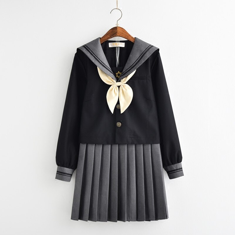 High school students uniform jk long sleeve sailor... – Grandado