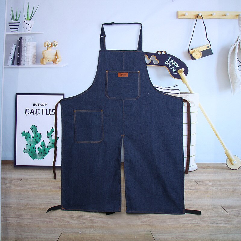 Adjustable Pottery Denim Split Leg Apron Portable ... – Grandado